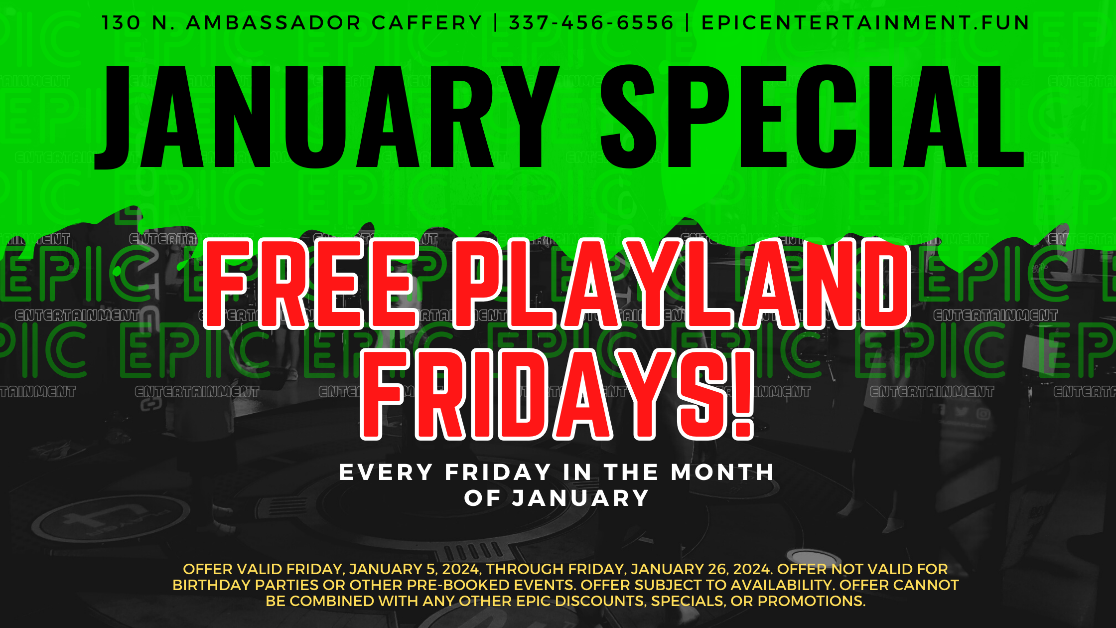 Epic Entertainment Check out Lafayette’s best indoor playground